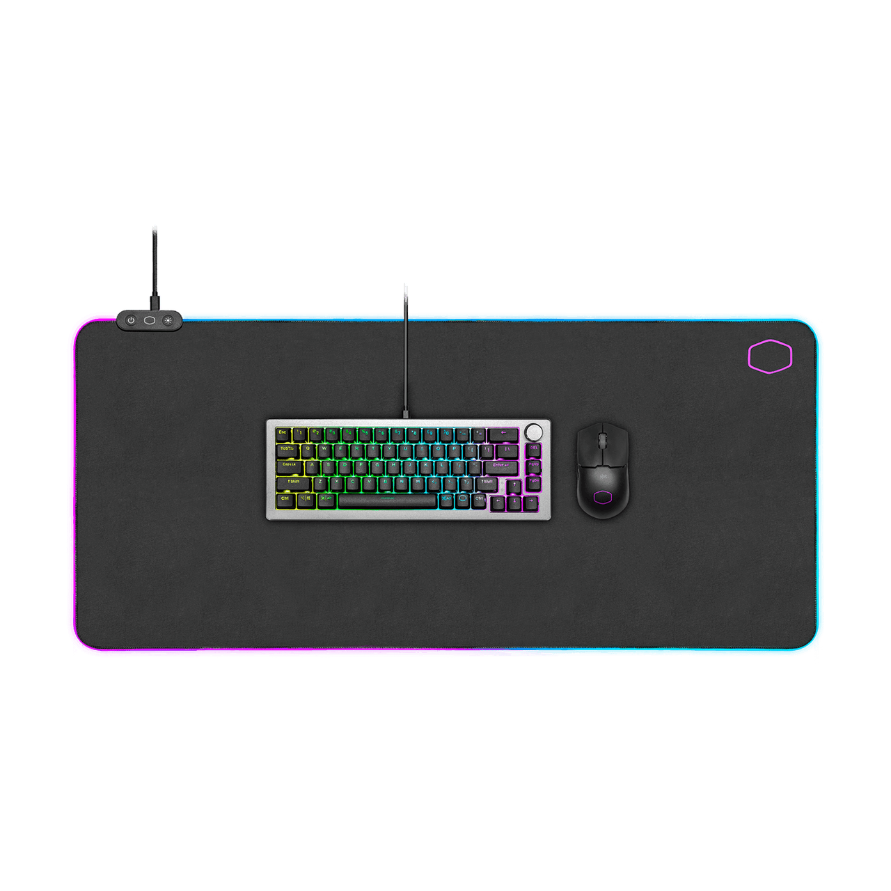 Buy COOLER MASTER MP751 RGB MOUSEPAD, XL SIZE, DURABLE CORDURA FABRIC ...