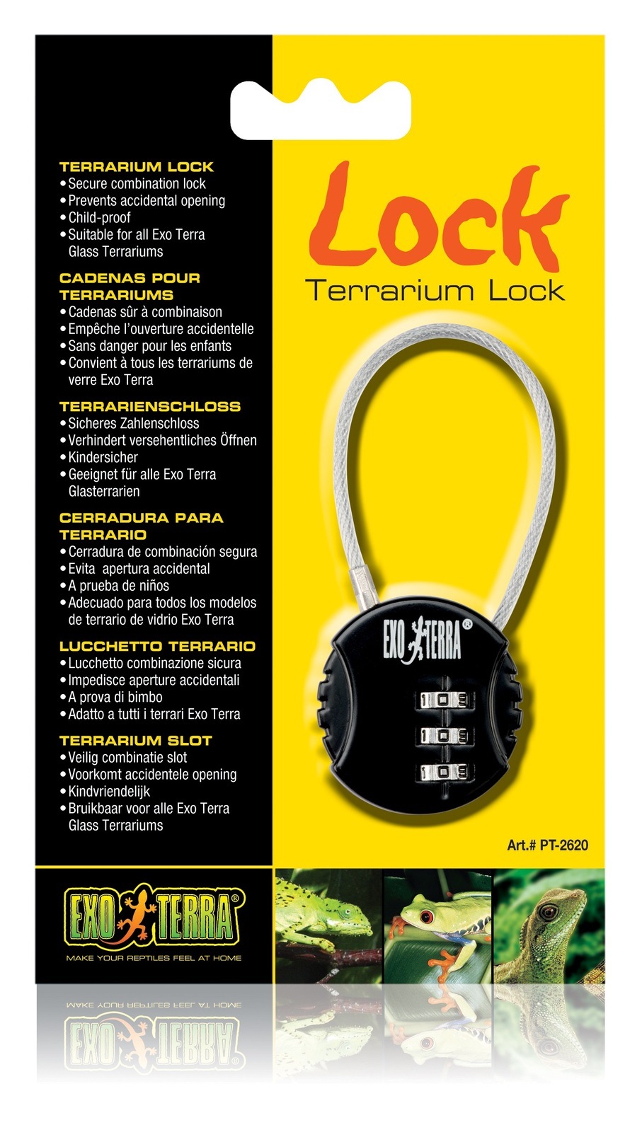 Buy Terrarium Lock for Snake & Lizard Enclosures by Exo Terra - MyDeal ...