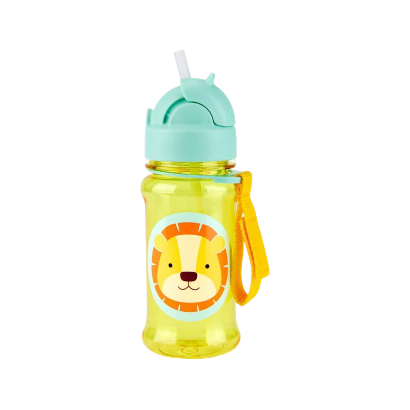 Buy Skip Hop Zoo Tritan Renew Straw Bottle - Lion - MyDeal Australia