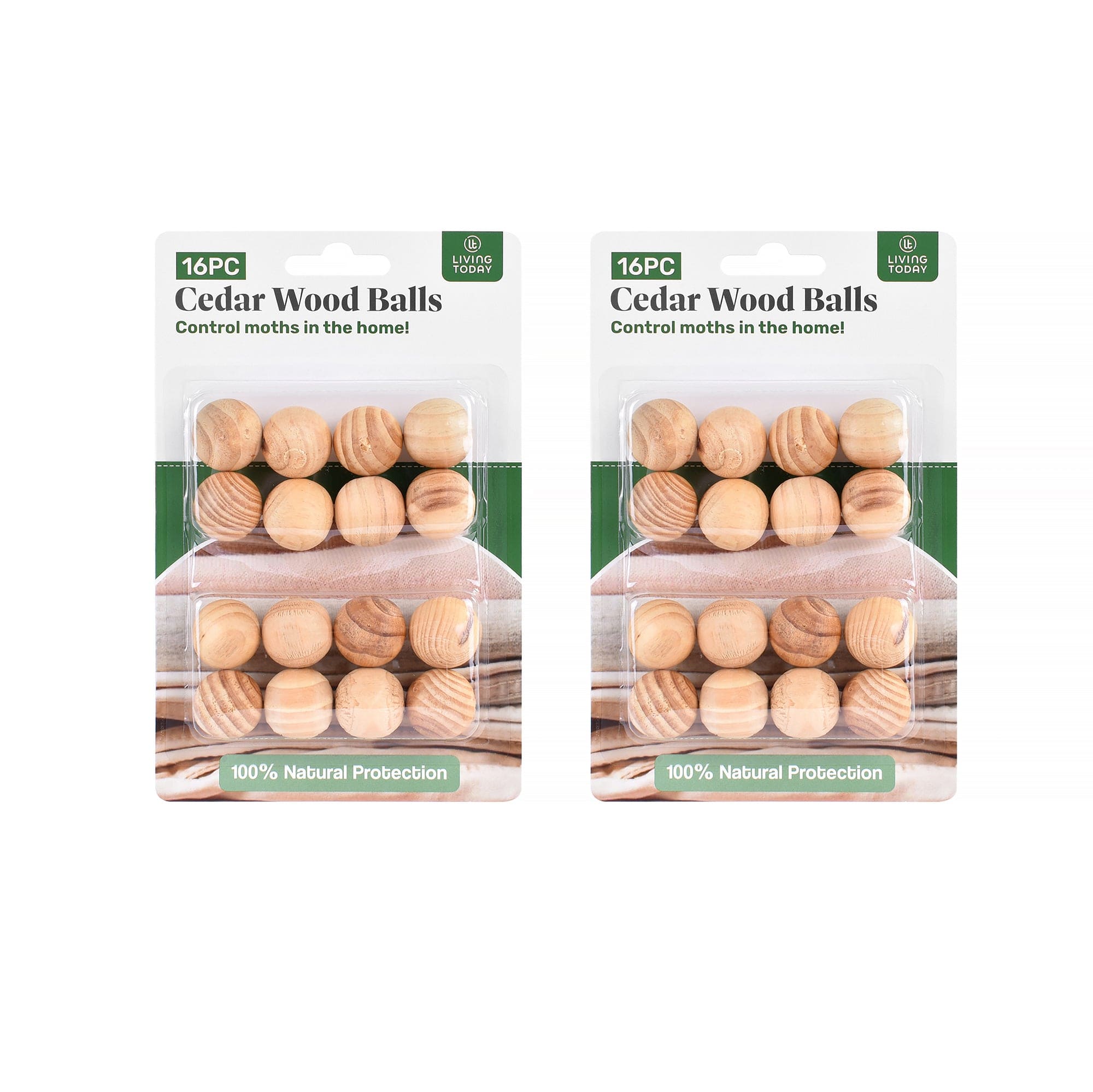 Buy 32 Pcs Living Today Cedar Wood Balls - MyDeal Australia