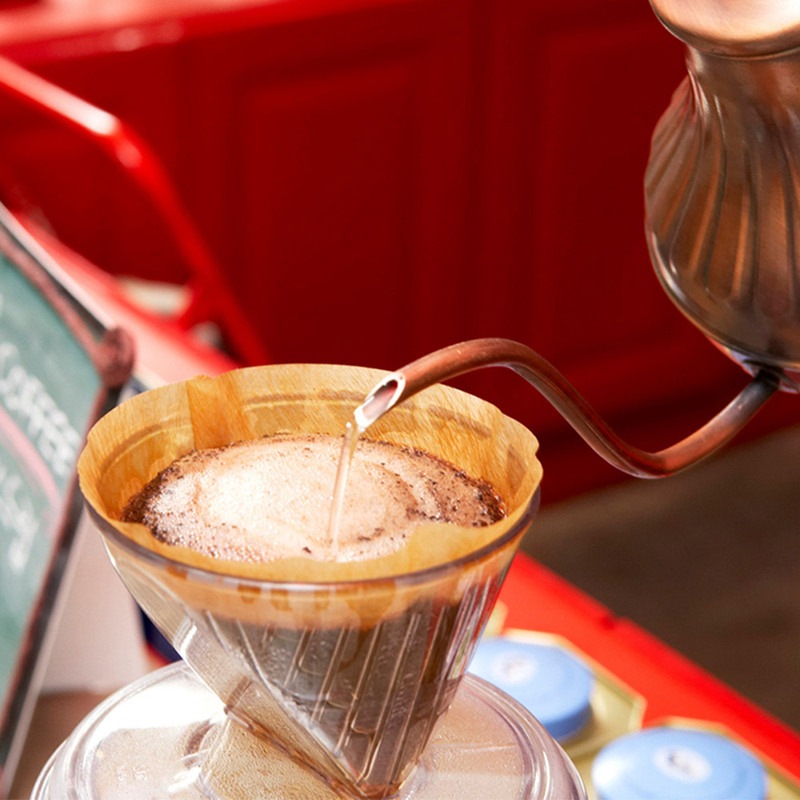 Buy 100pcs Coffee Filter Papers Cone Shape Coffee Filters Disposable ...