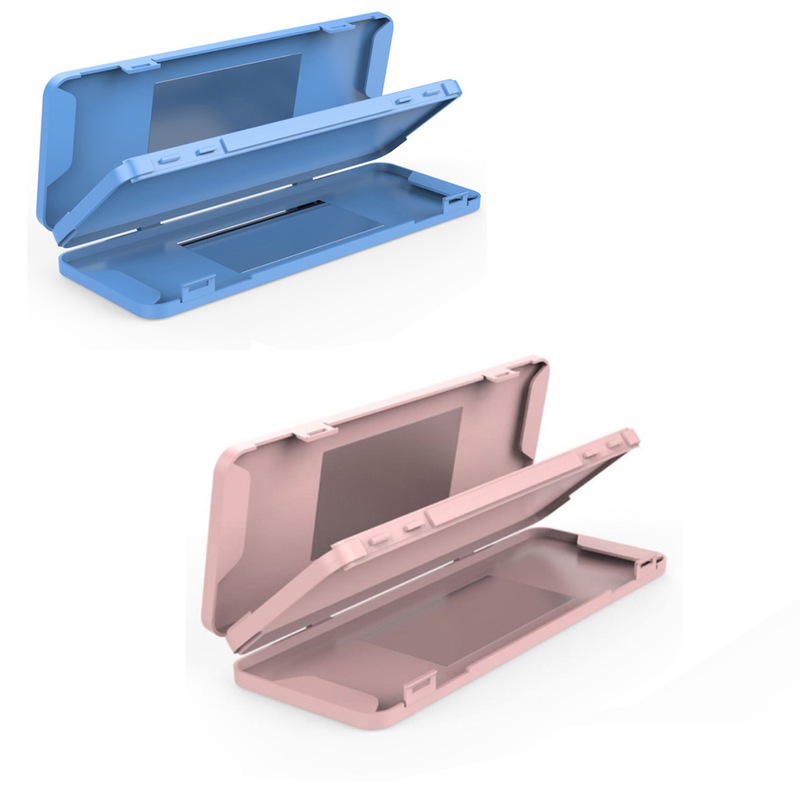 Buy 2 Layers Mask Storage Case with Mirror Face Mask Container ...