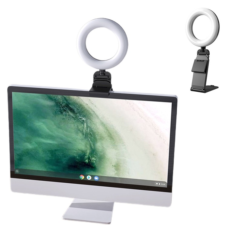 Buy 3 Colour Dimmable Rotatable 5 inch LED Ring Light Phone Holder ...