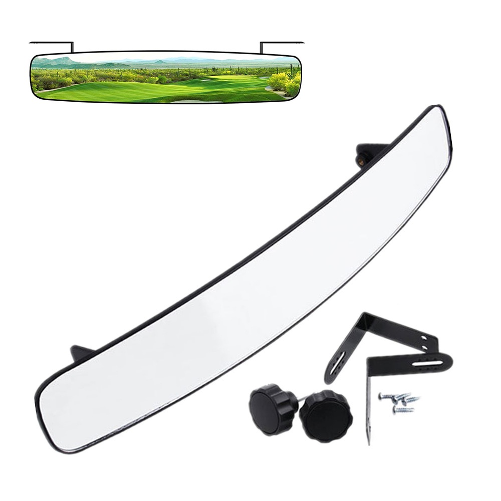 Buy 42.5cm Adjustable Golf Cart Rear View Mirror Centre Mirror - MyDeal ...