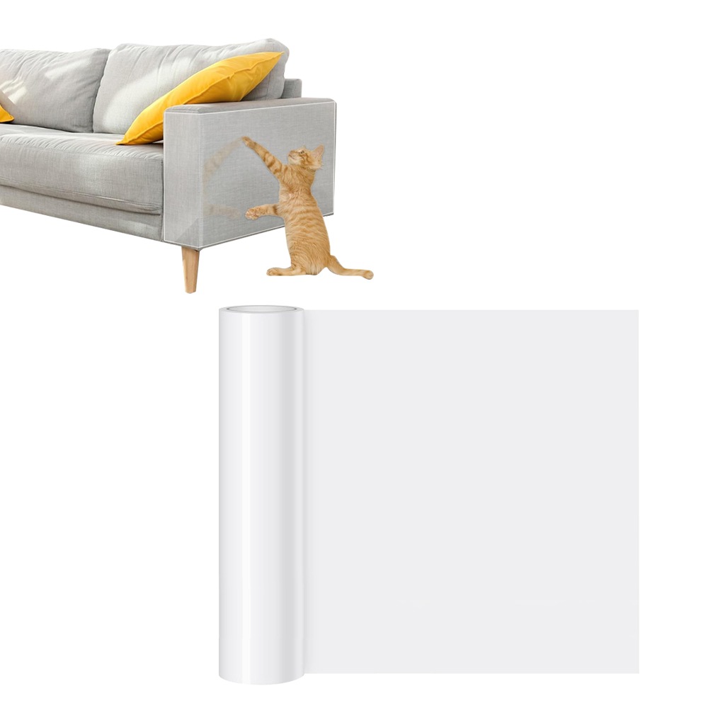 Buy 45 x 500cm Cat Scratch Deterrent Tape Anti Scratching Sofa Stickers ...