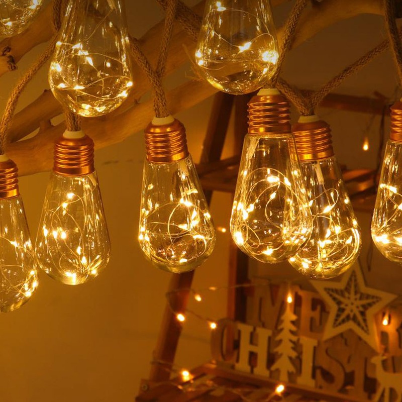 Buy 8m Solar Light LED Festoon String Light Outdoor Garden LED String ...