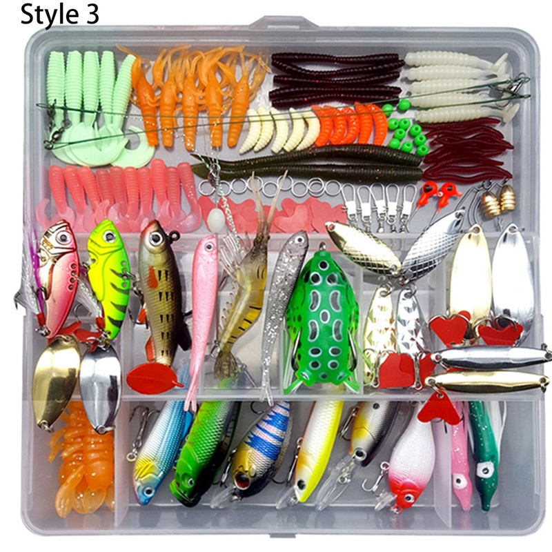 Buy Fishing Lure Set Mixed Fishing Hook Lure Box Set Fishing ...
