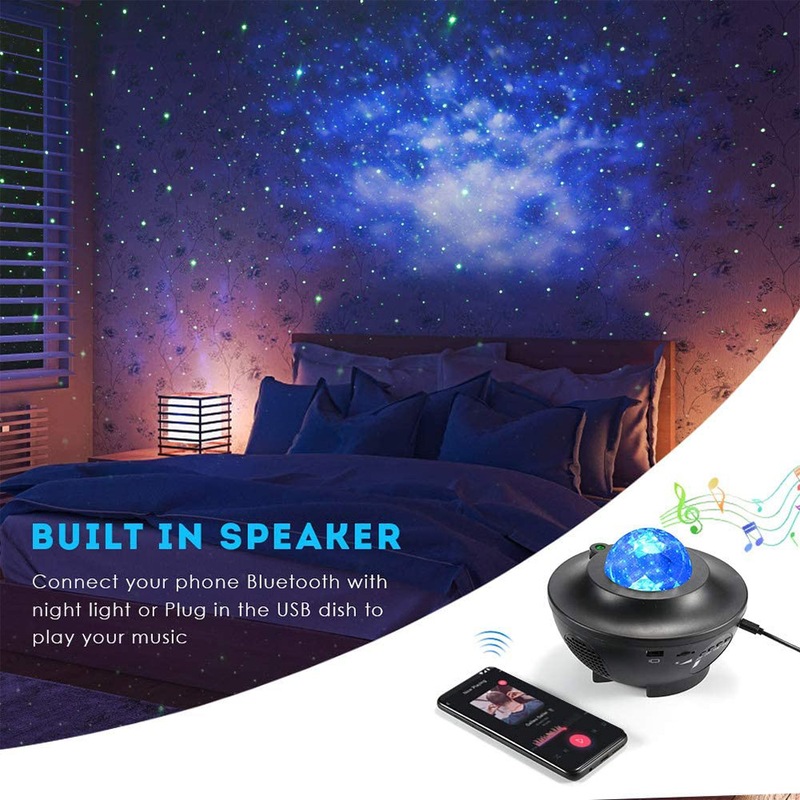 Buy LED Galaxy Projector Light Starry Night Lamp - MyDeal