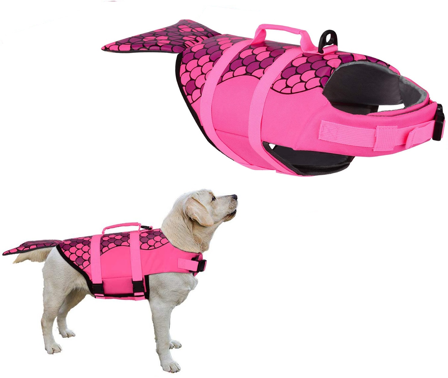 Buy Life Jacket Dog Buoyancy Aid Pet Swimming Boating Safety Vest ...