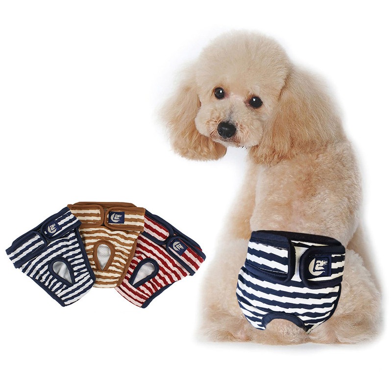 Buy Pet Physiological Pant Dog Pet Female Nappy Diapers Comfortable ...