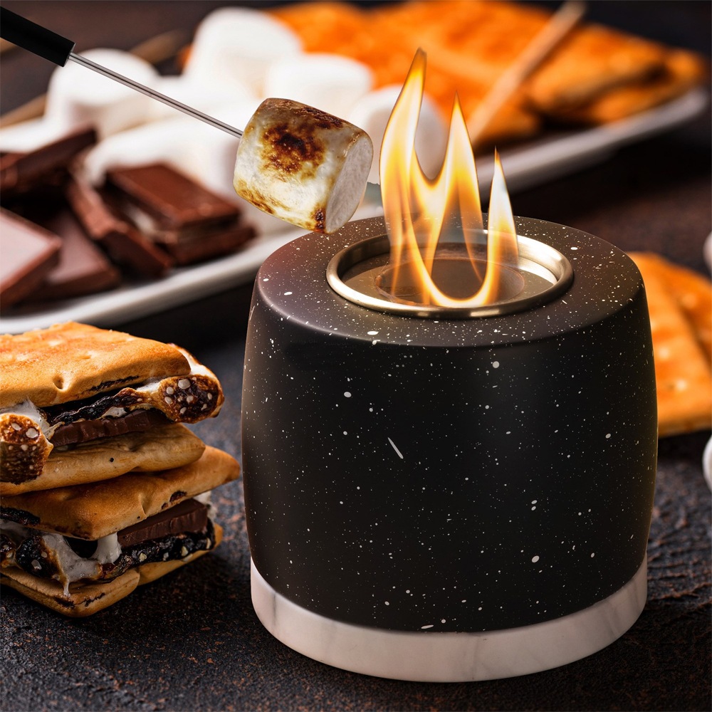 Buy Portable Tabletop Fire Pit Tabletop Fireplace Outdoor Fuel Campfire ...