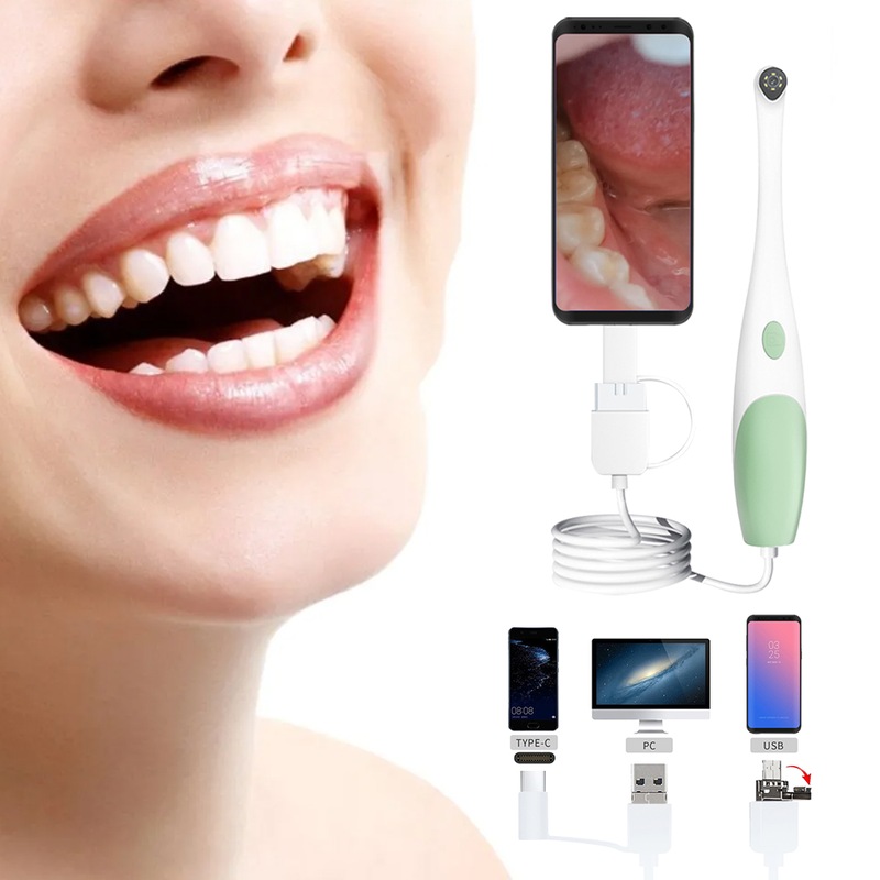 Buy PVC Dental Oral Endoscope 1080P 6 LED 3 in 1 Interface Copper Core ...