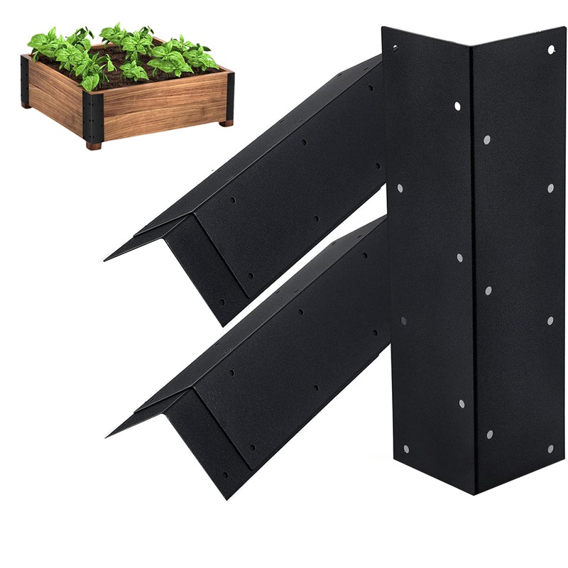 Buy Set of 4Pcs Raised Garden Bed Corner Brackets - MyDeal