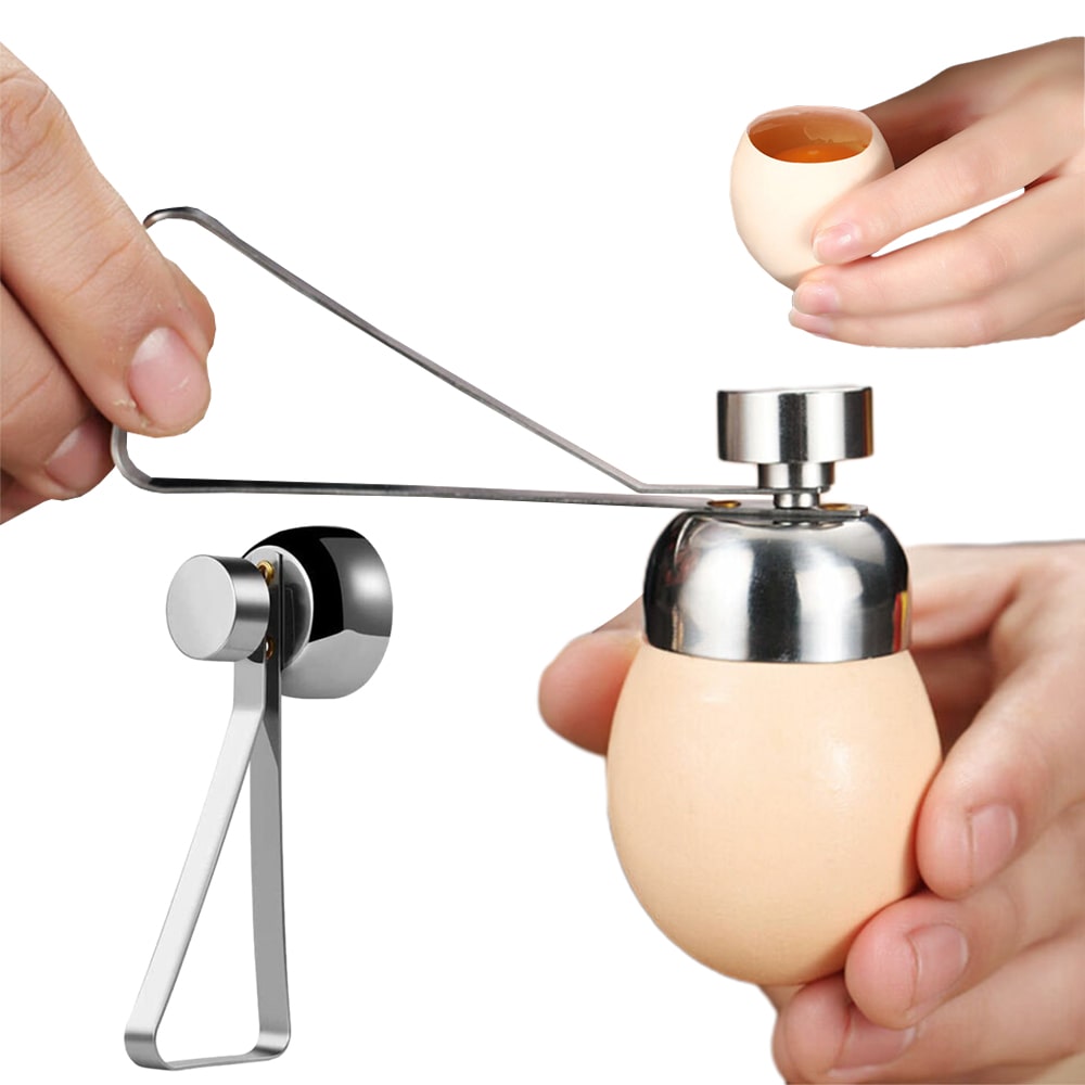 Buy Stainless Steel Topper Cutter Cracker Knocker Kitchen Tool Home Egg ...