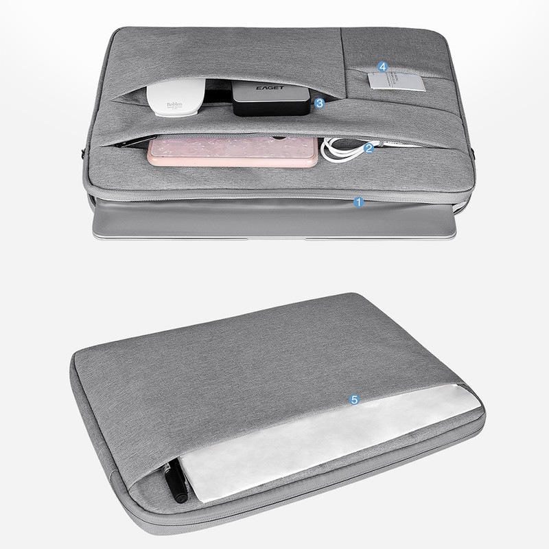 Waterproof Shockproof Super Slim Laptop Sleeve Bag Carry Case Pouch 12