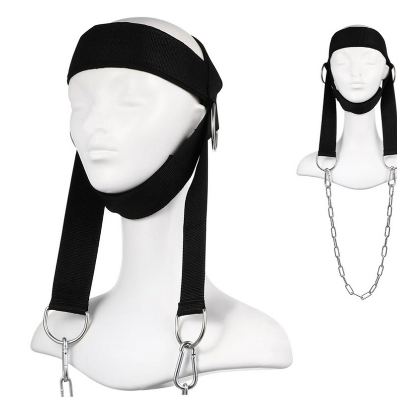 Weight Lifting Head Neck Harness Gym Workout Exercise Training Strap ...