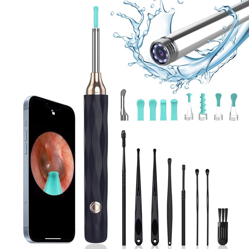 Buy Wireless Ear Wax Removal Visual Ear Pick 6 LED Endoscope Otoscope ...