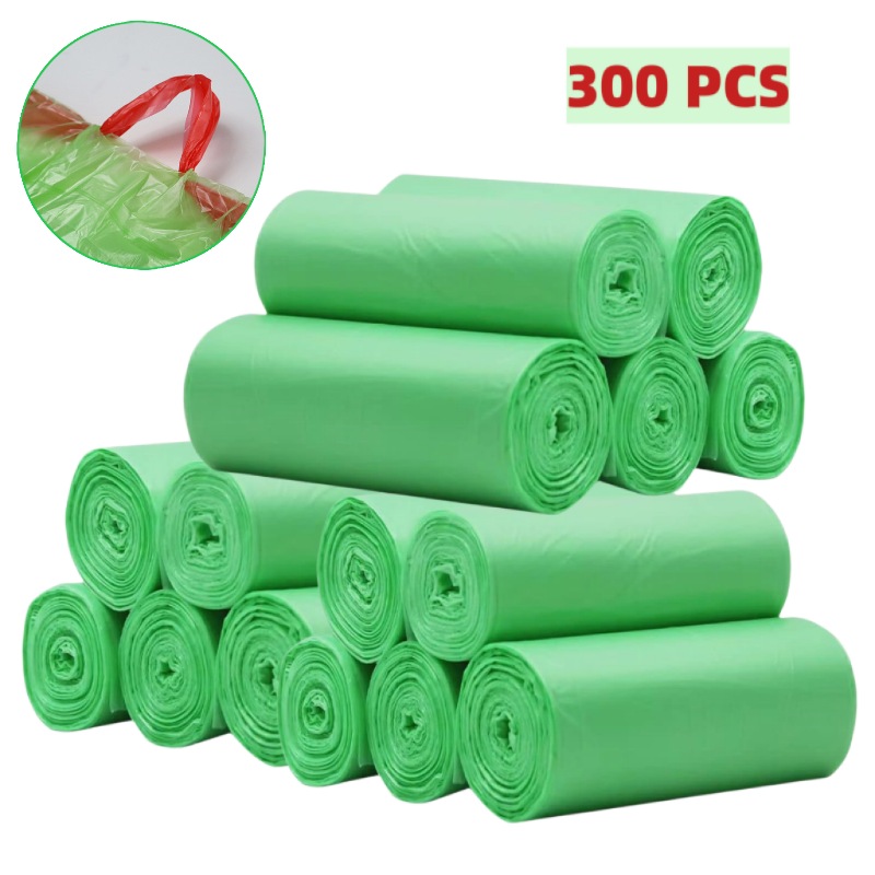 Buy 300PCS Biodegradable Bin Liners Kitchen Compostable Garbage Bags ...