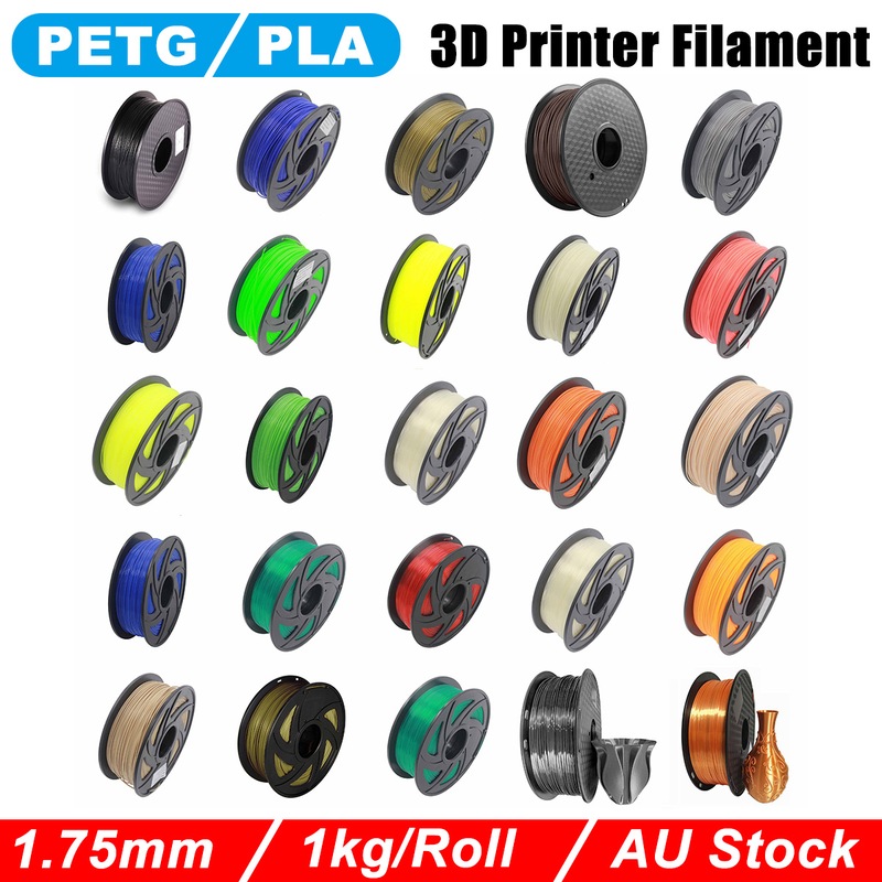 Buy PETG 3DPrinter Filament Spool Roll 1.75mm 1KG Spool Eco-friendly ...