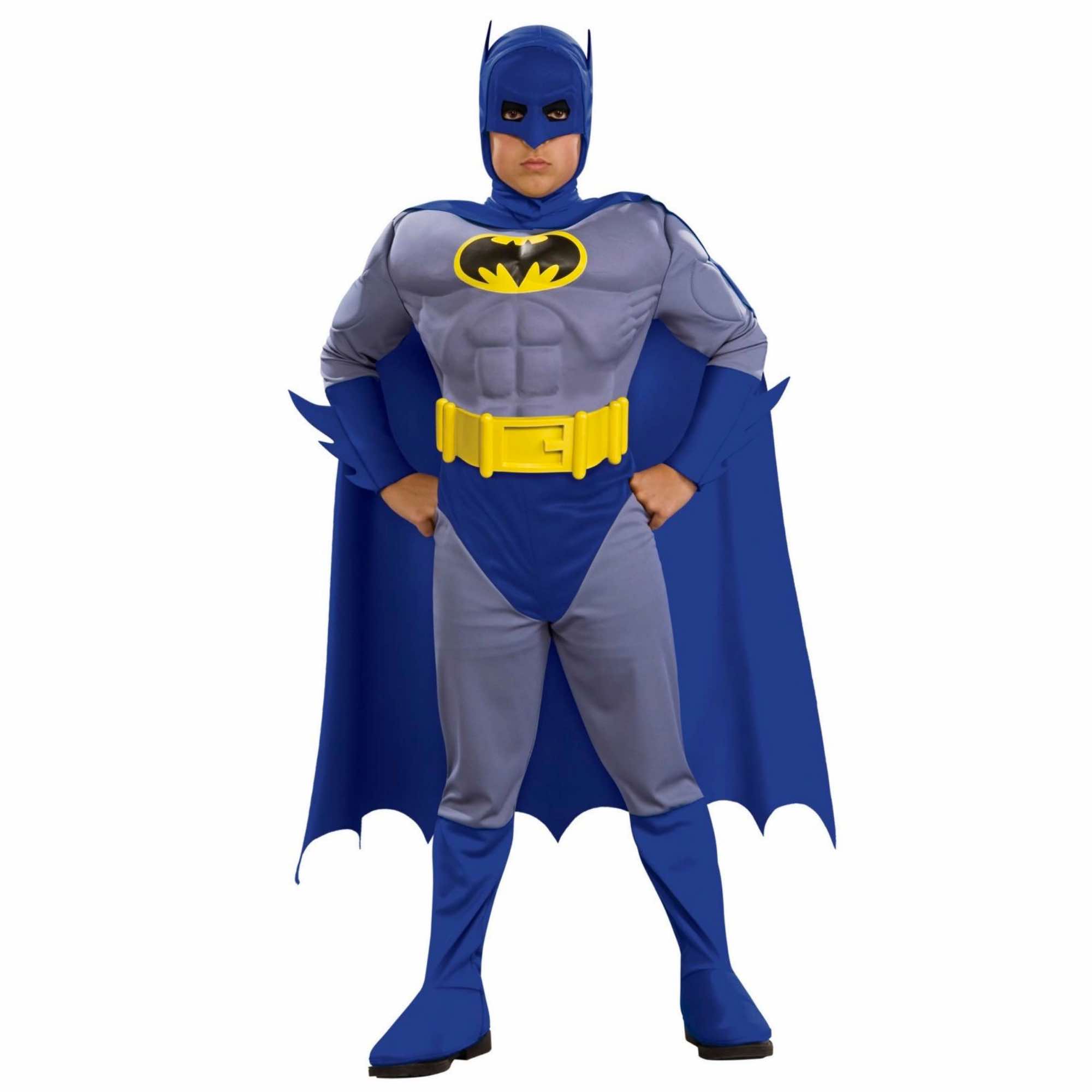 Buy Batman The Brave and The Bold Superhero Muscle Boys Costume ...