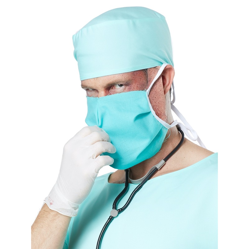 Buy Hobbypos Dr Bloodbath Zombie Doctor Scrubs Surgeon Walking Dead ...