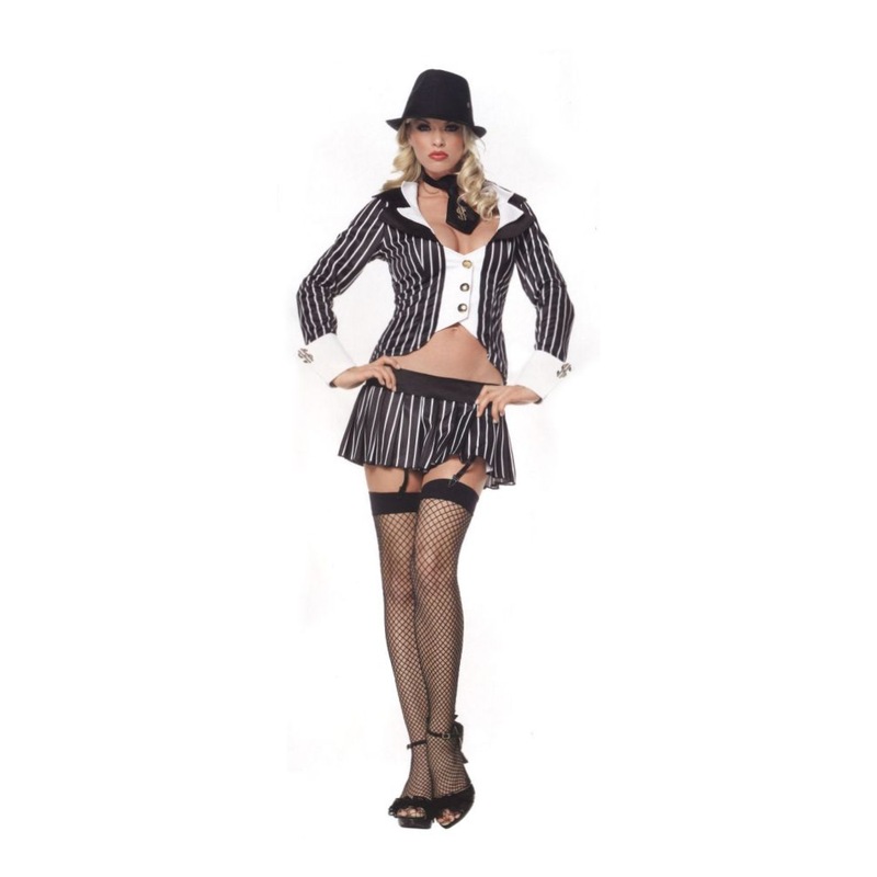 Buy Hobbypos Gangster 1920s Chicago Mobster Mafia Moll Women Costume
