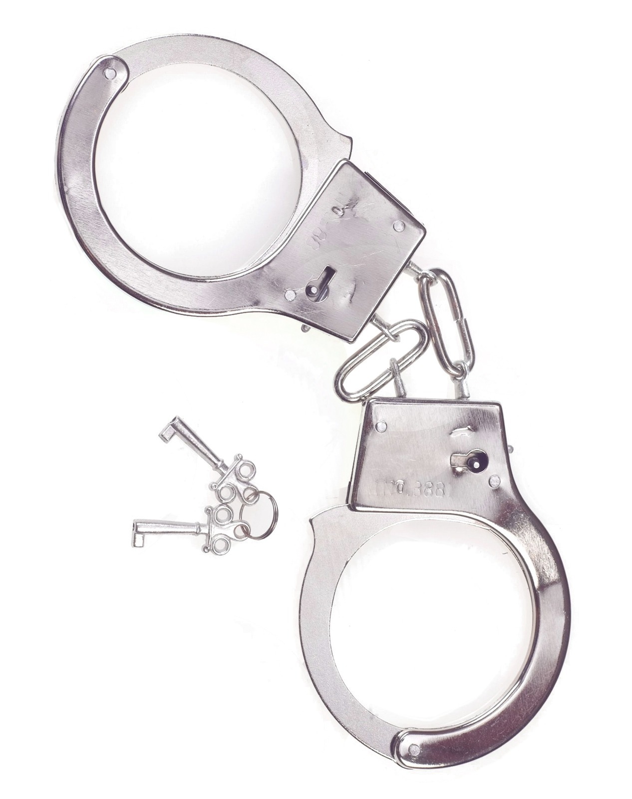 Buy Hobbypos Handcuffs Hand Cuffs Metal Police Cop Costume Accessory ...