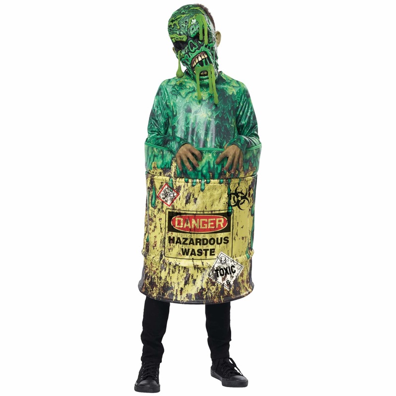 Buy Hobbypos Hazardous Waste Trash Garbage Bin Barrel Monster Zombie ...