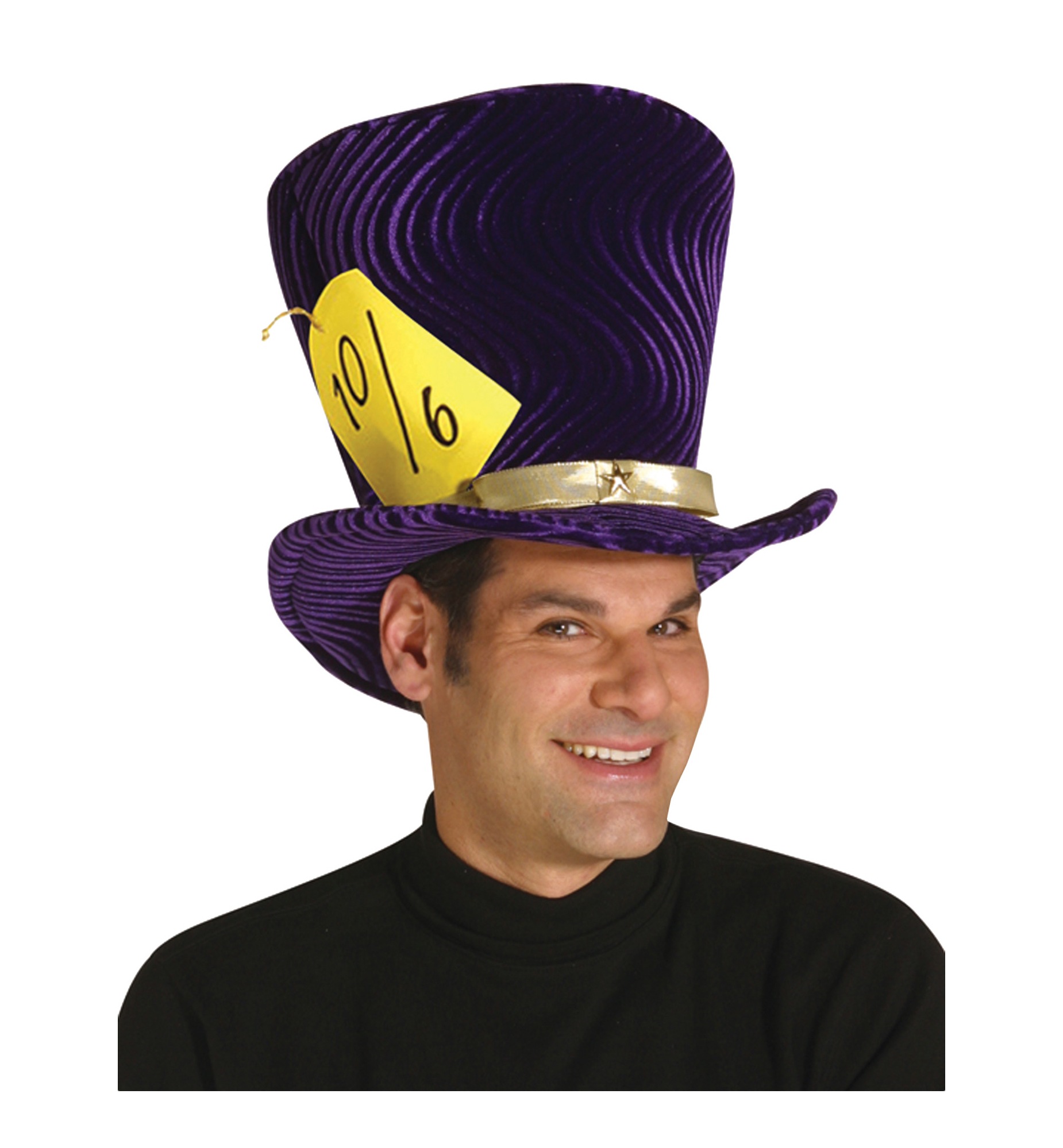 Buy Hobbypos Mad Hatter Alice In Wonderland Tea Party Deluxe Purple Men ...