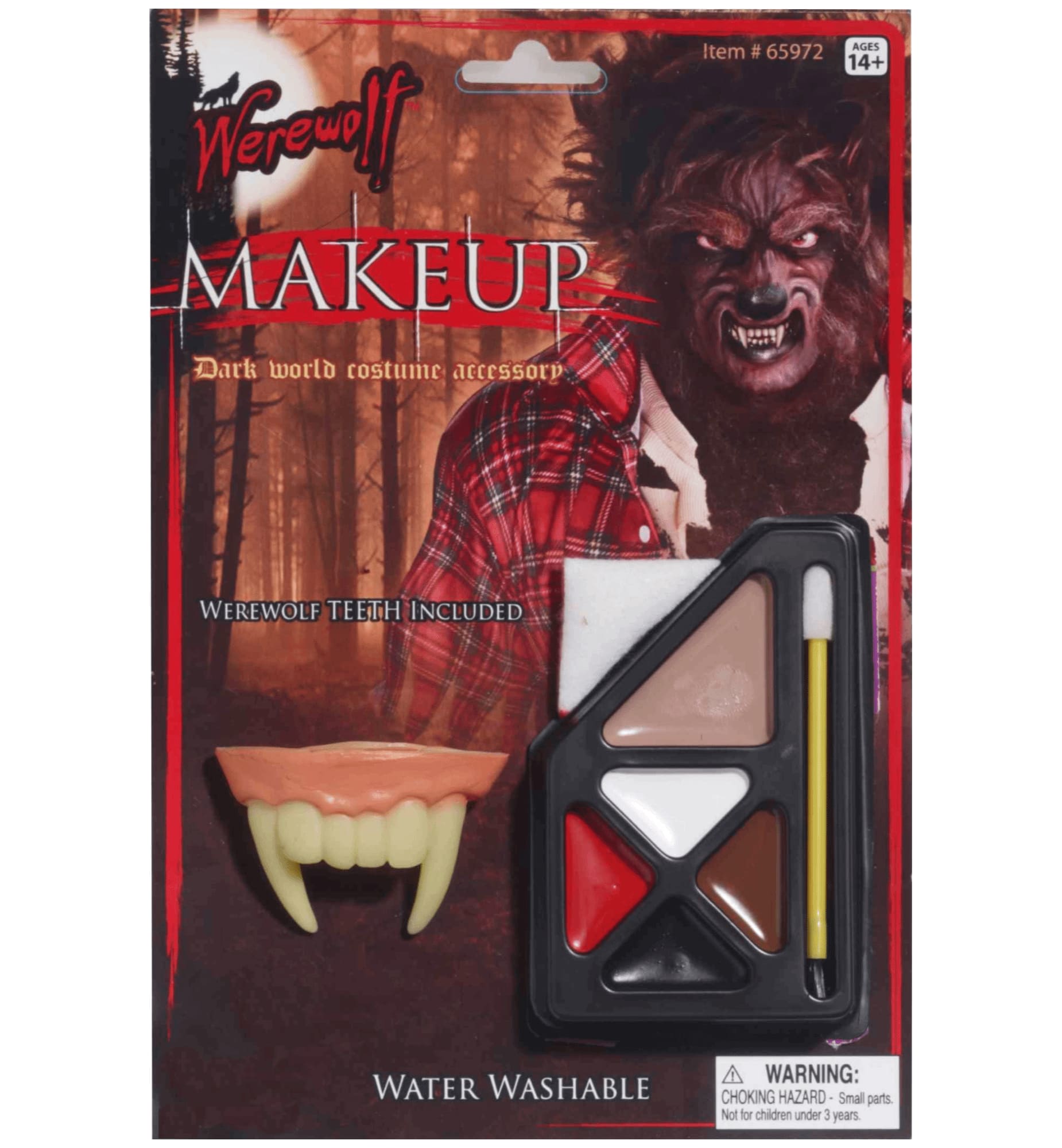 Buy Hobbypos Werewolf Wolfman Wolf Monster Halloween Men Costume Makeup ...