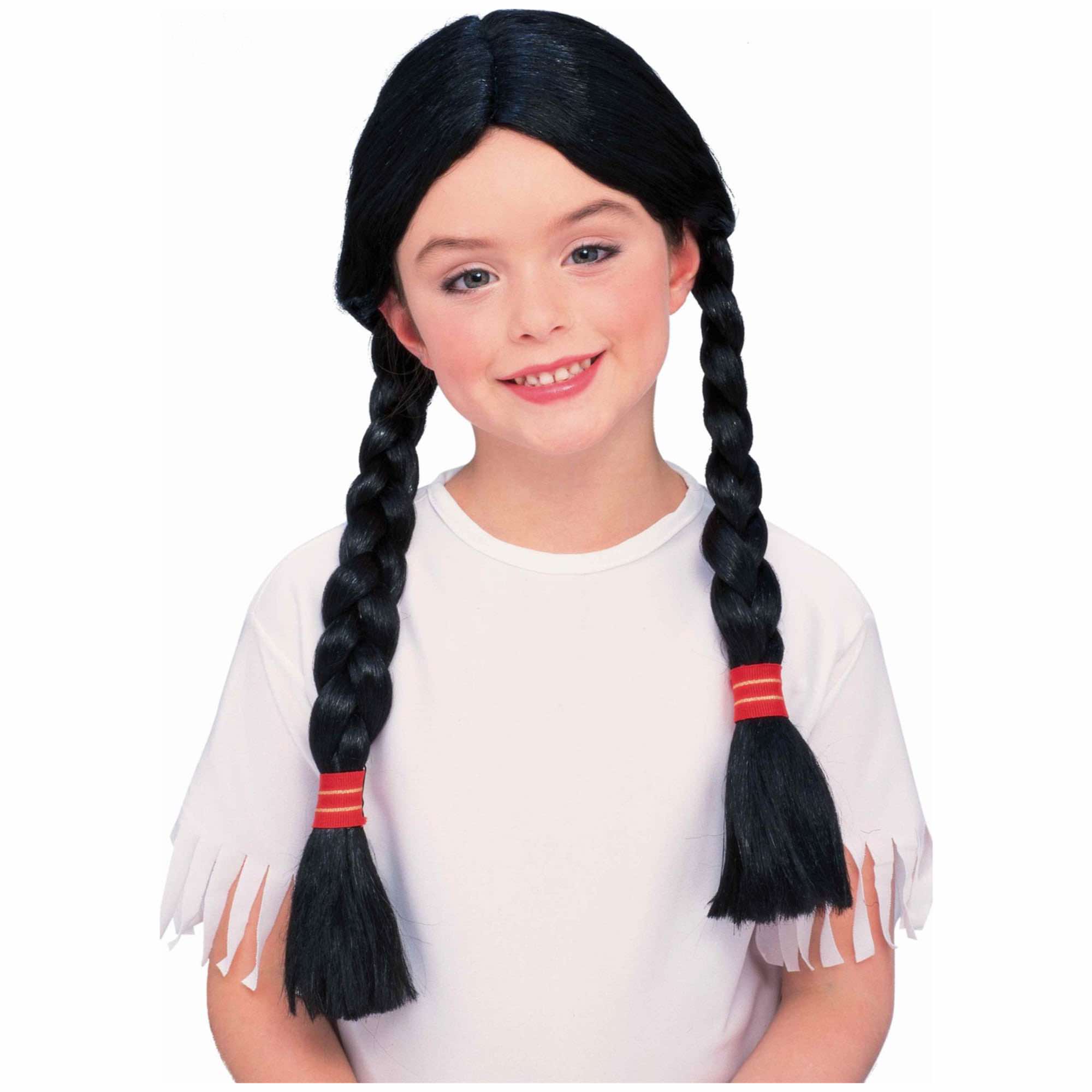 Buy Native American Indian Pocahontas Western Plait Braided Child Girls ...