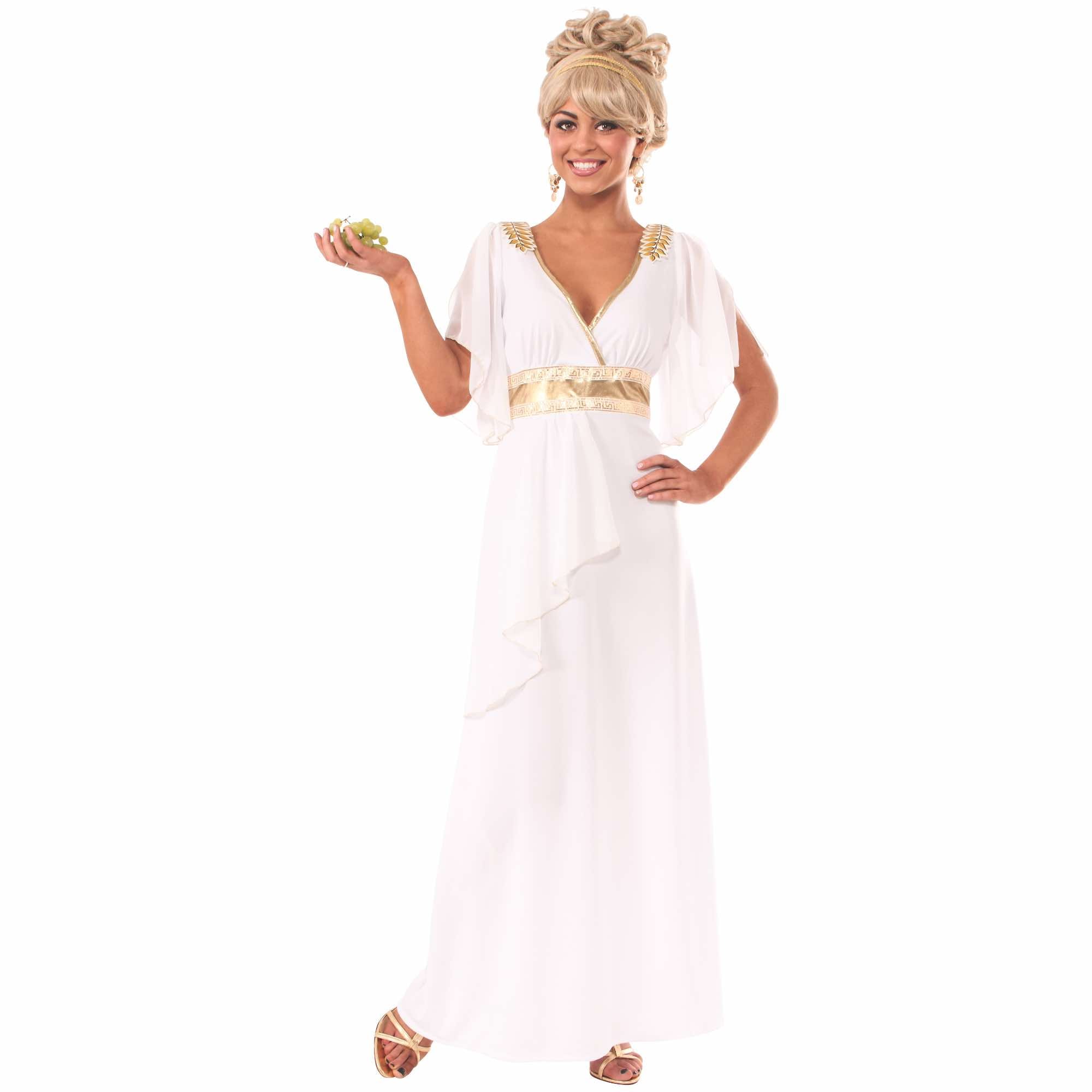 Buy Roman Beauty Greek Goddess Toga Ancient Fancy Dress Adult Womens ...