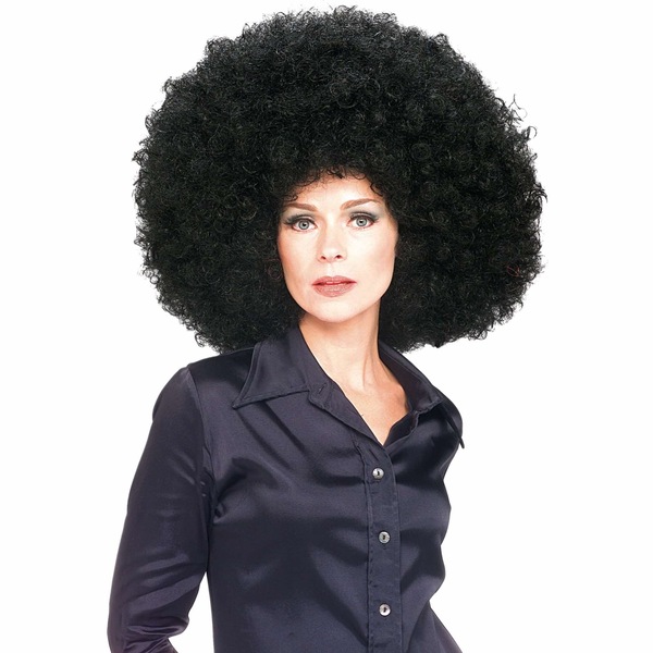 Buy Super Afro Jumbo Fro Black 1960s 1970s 1980s Hippie Disco Men Women ...