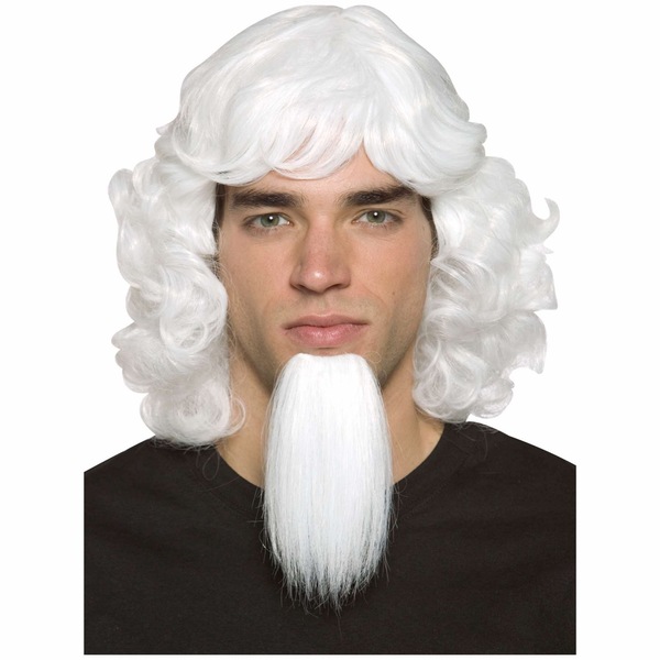 Buy Uncle Sam Style US American Patriotic Old Mens Costume Wig Goatee ...