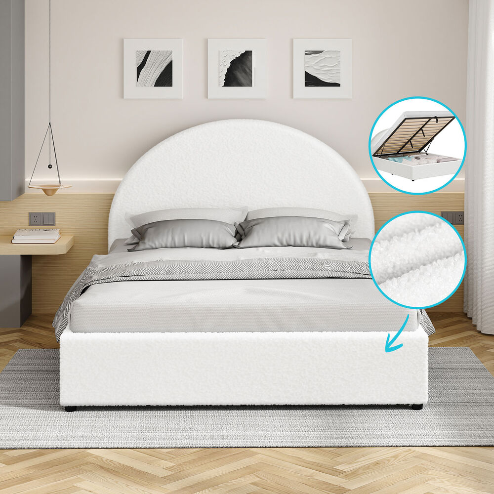 Buy ALFORDSON Bed Frame Gas Lift Base Double - MyDeal Australia
