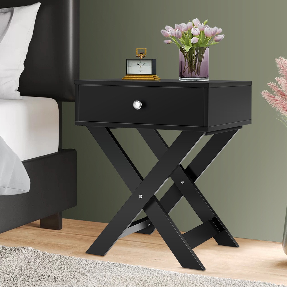 Buy ALFORDSON Bedside Table Nightstand Side Storage Cabinet French ...