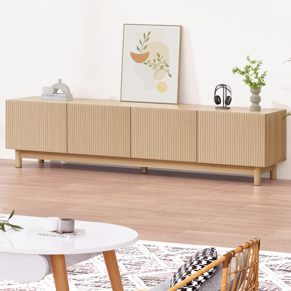 Buy ALFORDSON Entertainment Unit TV Cabinet Stand 180cm Oak - MyDeal ...