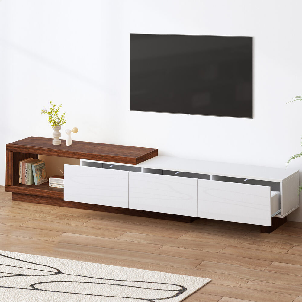 Buy ALFORDSON Extendable Entertainment Unit TV Cabinet Stand 190-280cm ...