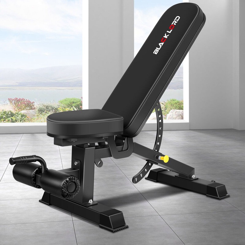 Buy BLACK LORD Commercial Weight Bench FID Bench Flat Incline Decline ...