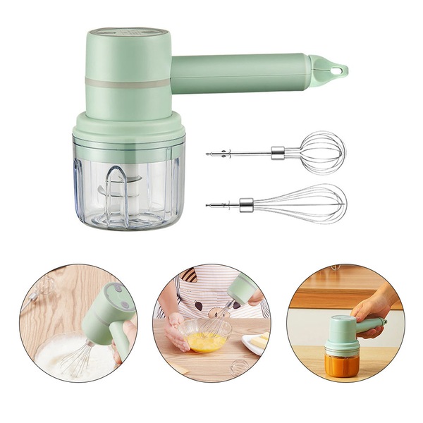 Buy 3 Speed Wireless Electric Hand Mixer Food Processor - MyDeal Australia