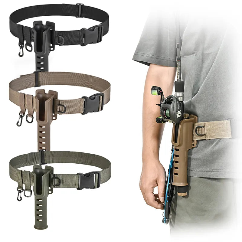 Buy Adjustable Fishing Rod Holder Waist Belt - MyDeal Australia