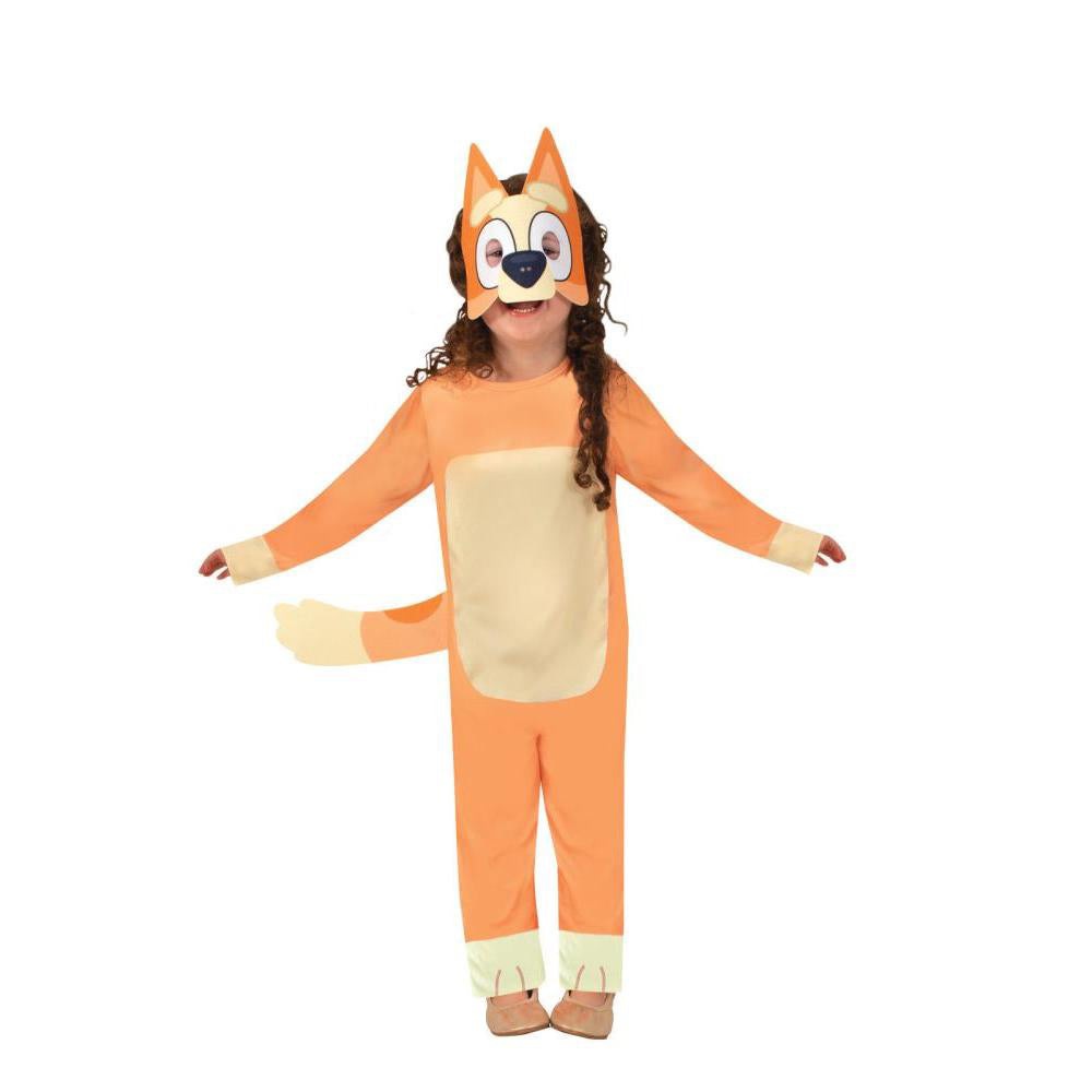 Buy Bingo Costume for Kids Official Bluey Red Heeler Jumpsuit with Mask ...