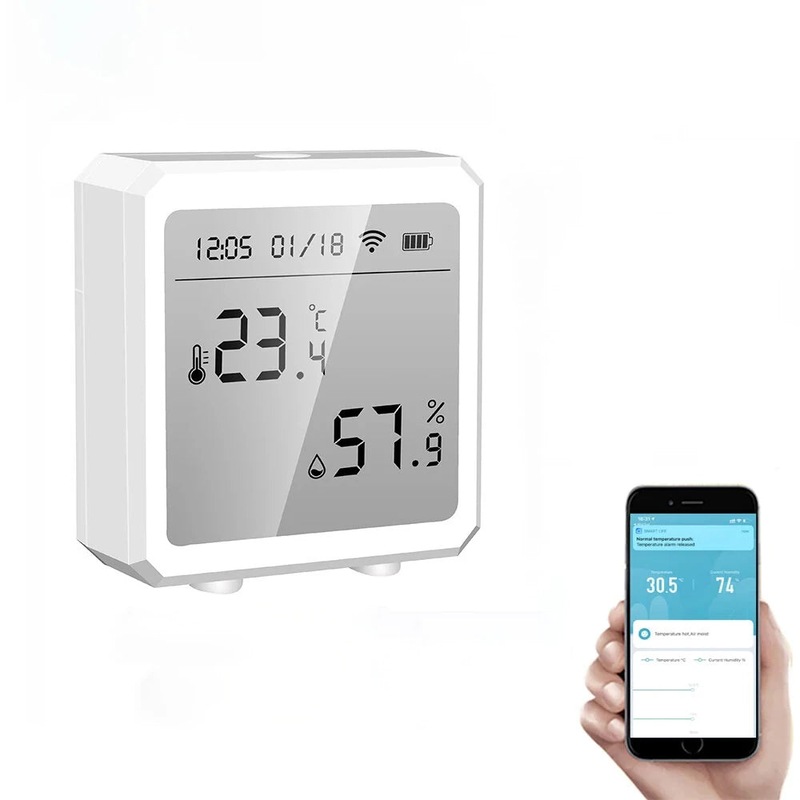 Buy Digital Humidity Sensor And Indoor Temperature Device - MyDeal