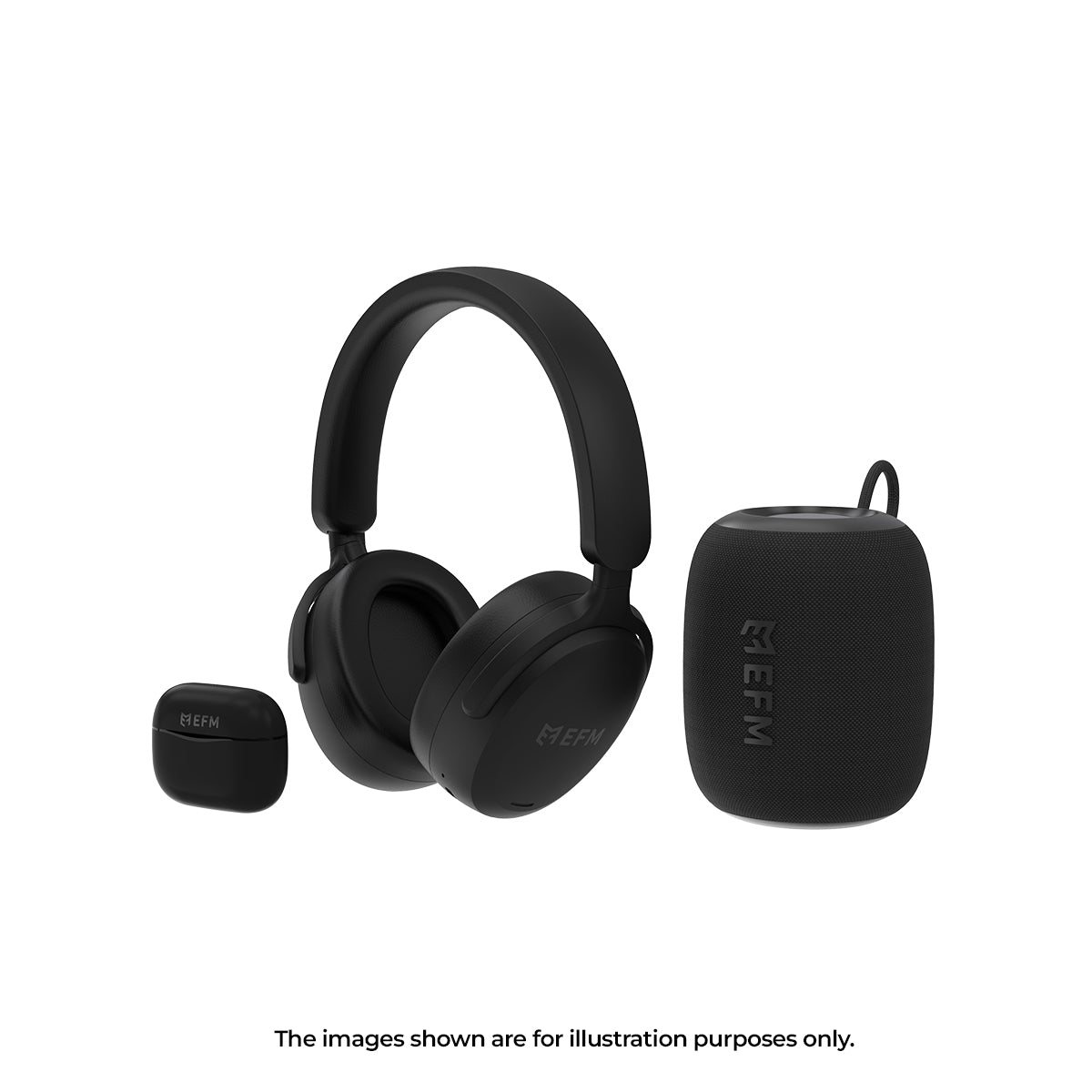 Buy EFM Audio Essential BundleWith Bluetooth Speaker Headphones and TWS ...