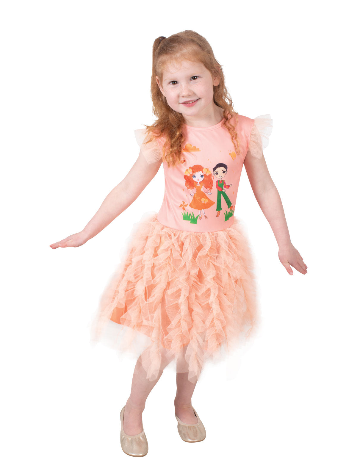Buy Emma Memma Deluxe Tutu Dress for Girls with Tulle Skirt and ...