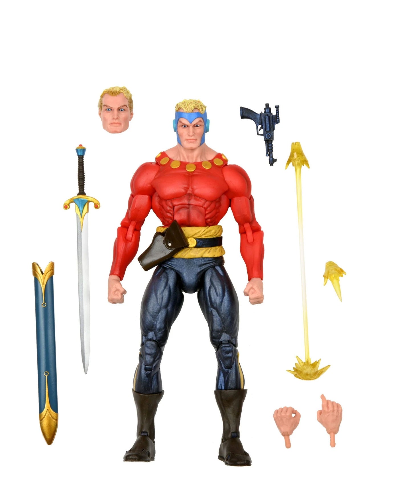 Buy Flash Gordon Classic Action Figure 7” with Blaster & Retro Styling ...