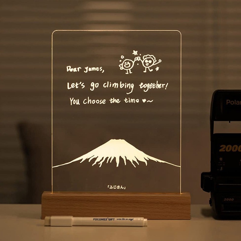 Buy Luminous LED Acrylic Writing Note Board - MyDeal