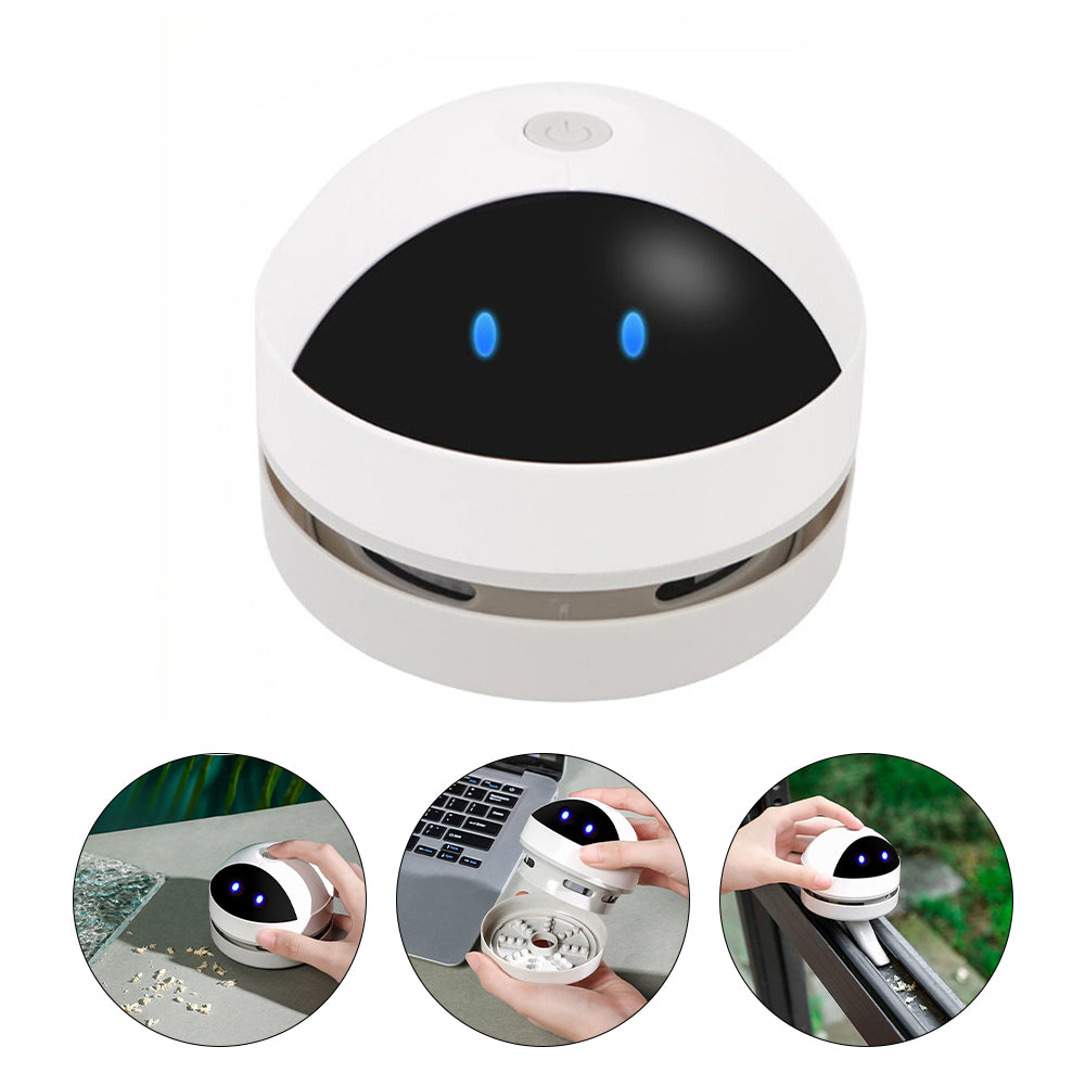 Buy Mini Cordless Desktop Robot Vacuum Cleaner with Detachable Design ...