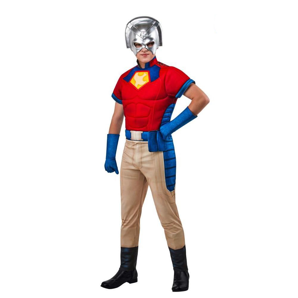 Buy Peacemaker Muscle Chest Costume with Gloves and Mask for Teens and ...