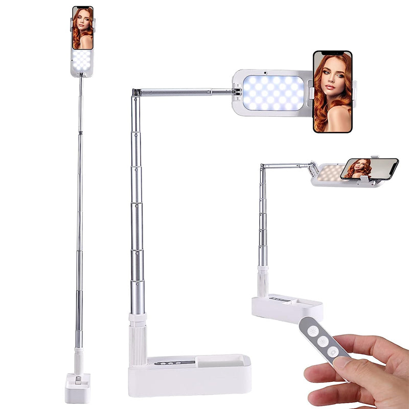 Buy Portable Phone Holder with Remote Controlled Dimmable Fill LED ...
